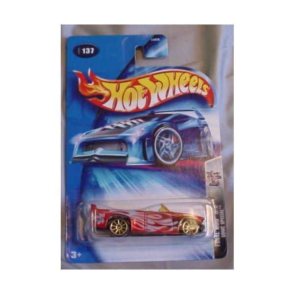 ホットウィール マテル ミニカー ホットウイール B3856 Hot Wheels Final Run 2004 Sonic Special 5/5 RED #137 1:64 Scale Collectible Die Cast Car海...
