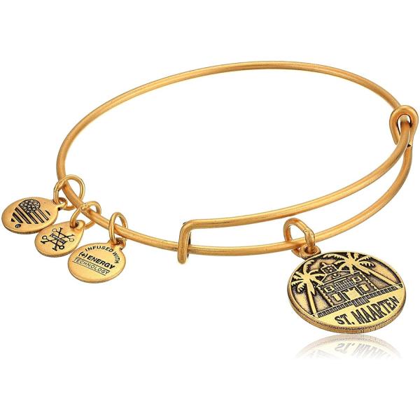 アレックスアンドアニ アメリカ アクセサリー ブランド かわいい おしゃれ  A13EB95RG Alex And Ani Replenishment 19 Women's St Maarten Charm Bangle, Rafaelia...