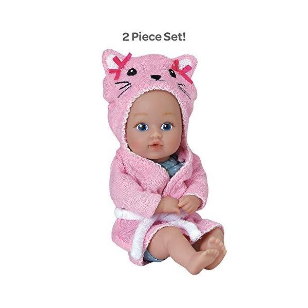 アドラ 赤ちゃん人形 ベビー人形 リアル 2181007 Adora Bath Time Baby Tots Collection, 8.5" Baby Doll and Clothes Set, Made with Fresh Powde...