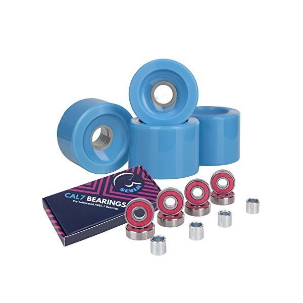ウィール タイヤ スケボー スケートボード 海外モデル 直輸入  Cal 7 Skateboard Cruiser Wheels 60x44mm 60mm + ABEC 7 Bearings + Spacers - Solid/Baby B...