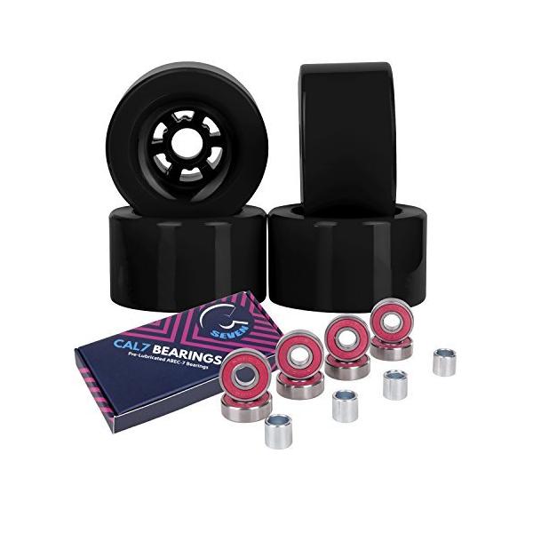 ウィール タイヤ スケボー スケートボード 海外モデル 直輸入 ?SA0001 Cal 7 83mm 78A Cruiser Skateboard Wheels, Longboard Flywheel (Solid Black)海外限定品を...