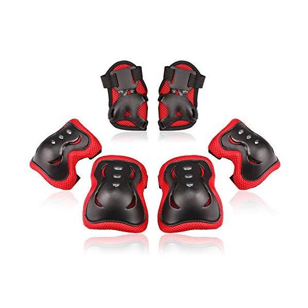 ブッシュ スケボー スケートボード 海外モデル 直輸入 YDHJ-HD-02/YDHJ-CC-05 Kids/Youth Knee Pad Elbow Pads Guards Protective Gear Set for Roller S...