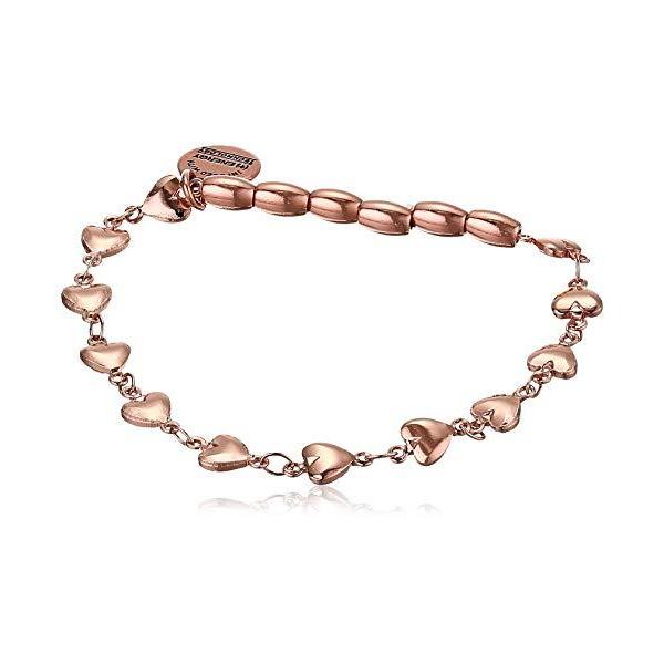 アレックスアンドアニ アメリカ アクセサリー ブランド かわいい おしゃれ  A20STVDAY08SR Alex and Ani Stretch Bracelet for Women, Love Heart Beads, Shiny Ro...