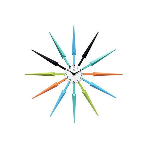 壁掛け時計 インテリア インテリア 海外モデル アメリカ 輸入物 15555-CBR Infinity Instruments Celeste Starburst Wall Clock, Retro Midcentry Spoke Desi...