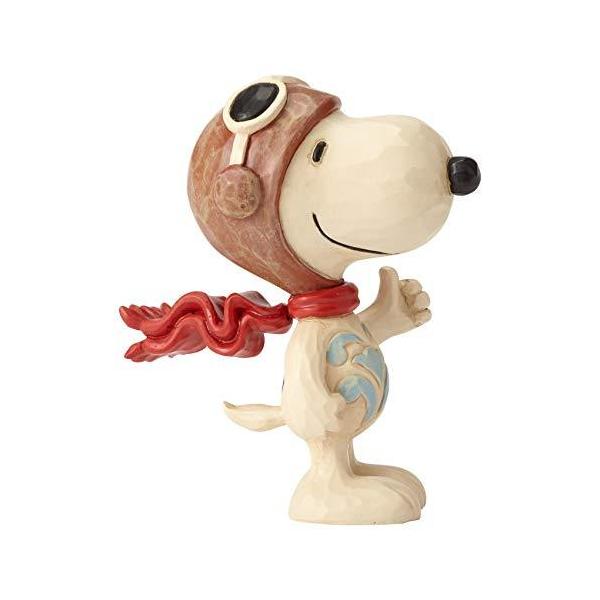 エネスコ Enesco ピーナッツ スヌーピー フライングエース ミニフィギュア インテリア ジム・ショア 約8センチエネスコ Enesco 置物 インテリア 海外モデル アメリカ 輸入物 ジムショア Jim Shore  6001295 ...