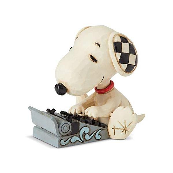 エネスコ Enesco ピーナッツ タイピングをするスヌーピー ミニフィギュア インテリア ジム・ショア 約8センチエネスコ Enesco 置物 インテリア 海外モデル アメリカ 輸入物 ジムショア Jim Shore  6001298 E...