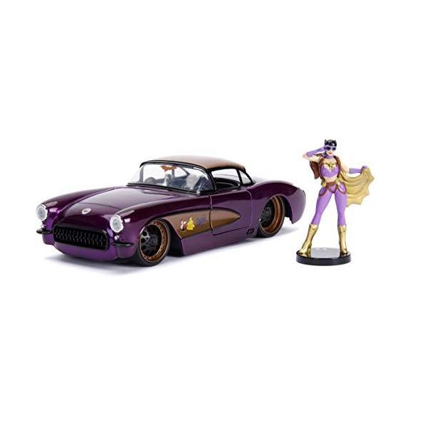 ジャダトイズ ミニカー ダイキャスト アメリカ 30456 Jada DC Comics Bombshells Harley Quinn &amp; 1951 Mercury Die-cast Car, 1: 24 Scale Vehicl...