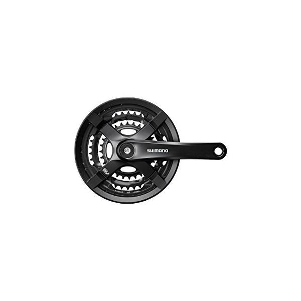 クランク パーツ 自転車 コンポーネント サイクリング 輸入 クロスバイク ロードバイク マウンテンバイク EFCTY501E888CLB Shimano FC-TY501 Crankset 6/7/8 170mm/175mm 24/34/...