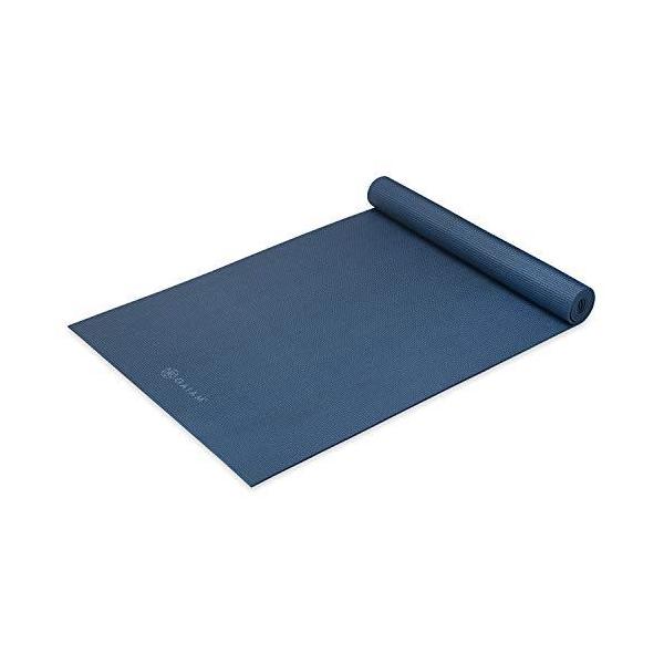 ヨガマット フィットネス 05-63620 Gaiam Yoga Mat Premium Solid Color Non Slip Exercise &amp; Fitness Mat for All Types of Yoga, Pila...