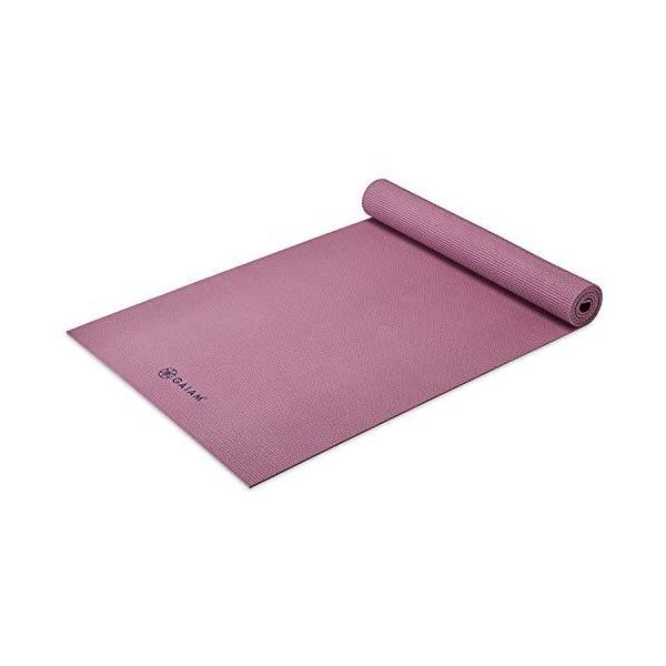 ヨガマット フィットネス 05-64033 Gaiam Yoga Mat Premium Solid Color Non Slip Exercise &amp; Fitness Mat for All Types of Yoga, Pila...