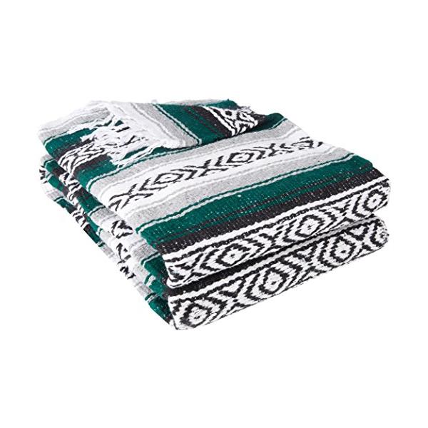 ヨガマット フィットネス A242MEXGRE04 YogaDirect Deluxe Mexican Yoga Blanket,Dark Green , 76-Inch x 57-Inch海外限定品を迅速輸入！5〜15営業日にて発送します...