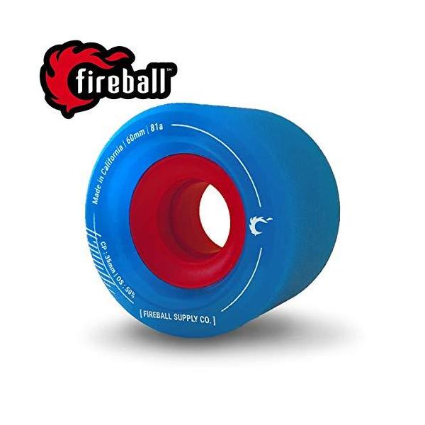 ウィール タイヤ スケボー スケートボード 海外モデル 直輸入 FRBTIN Fireball Tinder 60mm Longboard Wheels 81a - USA Made Soft Wheels for Skateboard L...