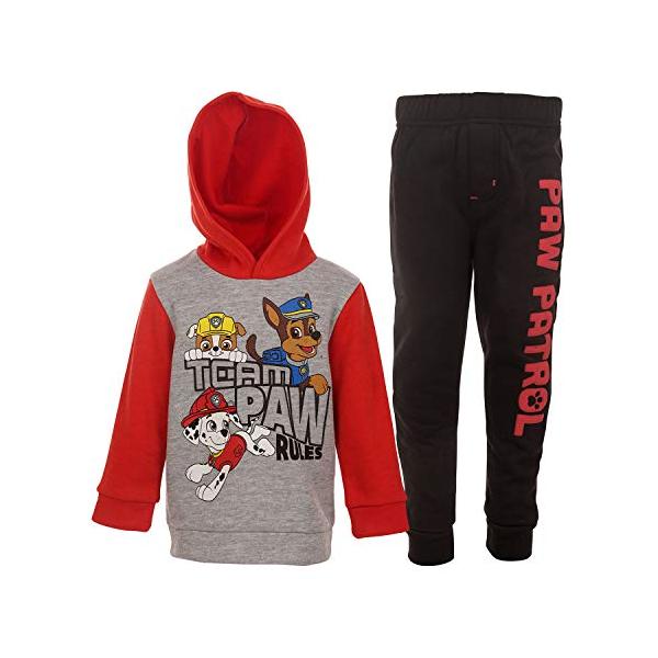 パウパトロール 子供服 パーカー ジョガーパンツ 6T 日本サイズ120相当 チェイス マーシャル ラブル 複数キャラクター ヘザーグレー キッズ ファッション 男の子 女の子パウパトロール アメリカ直輸入 子供服 キッズ ファッション キ...