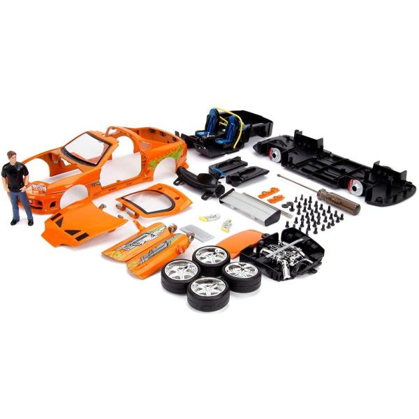 ジャダトイズ ミニカー ダイキャスト アメリカ JA30699 Jada Toys Fast &amp; Furious Brian &amp; Toyota Supra, 1:24 Scale Build n' Collect Die-C...