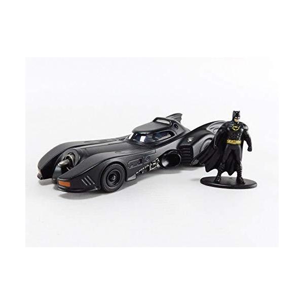ジャダトイズ ミニカー ダイキャスト アメリカ JA31704 Jada Toys 1:32 1989 Batmobile Die-cast Car with Batman Figure, Toys for Kids and Adults ...