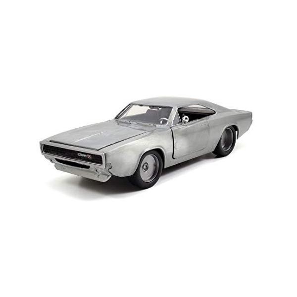 ジャダトイズ ミニカー ダイキャスト アメリカ 253203047 Fast &amp; Furious 1:24 Dom's 1968 Dodge Charger R/T Die-cast Car Bare Metal, Toys for...