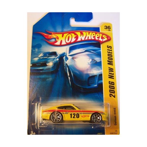 ホットウィール マテル ミニカー ホットウイール  Hot Wheels 2006-036 New Models YELLOW Datsun 240Z Y5 Wheels 1:64 Scale海外限定品を迅速輸入！5〜15営業日にて発送しま...