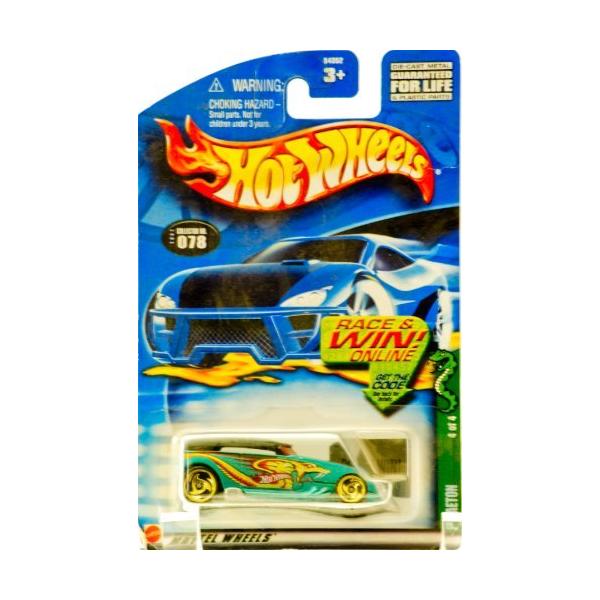 ホットウィール マテル ミニカー ホットウイール 54352 2002 - Mattel - Hot Wheels - Cold Blooded Series 4 of 4 - Phaeton (Teal &amp; Snake Graph...