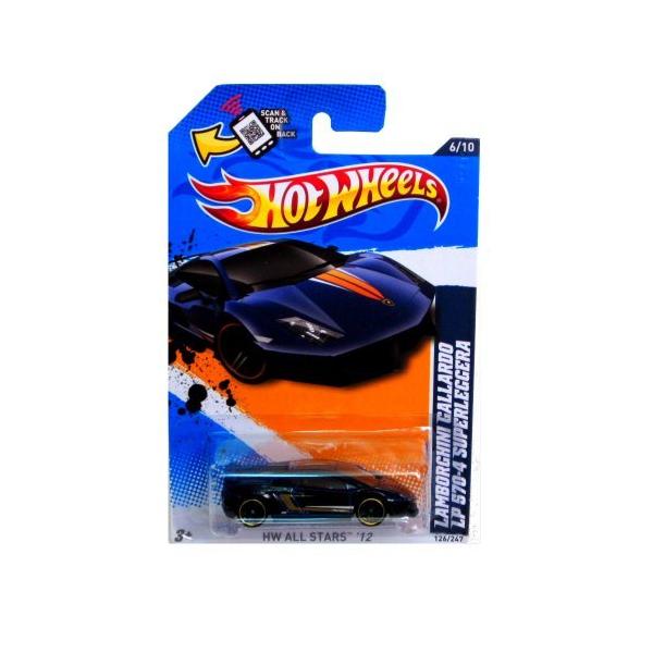 ホットウィール Hot Wheels ランボルギーニ・ガヤルド LP 570-4 スーパーレッジェーラ HWオールスターズ’12 6/10 126/247 ダークブルー  Lamborghini ビークル ミニカーホットウィール マテル ミ...