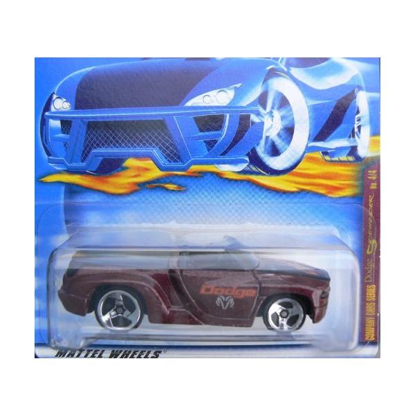 ホットウィール マテル ミニカー ホットウイール  Company Cars Series #4 Dodge Sidewinder 3-Spoke Wheels #2001-88 Collectible Collector Car Matt...