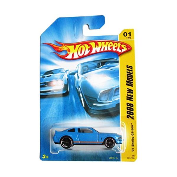 ホットウィール マテル ミニカー ホットウイール  Hot Wheels 2008 New Models Gator Blue '07 Shelby GT-500 w/ Black OH5SP #01 (01 of 40)海外限定品を迅速輸...