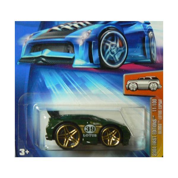 ホットウィール マテル ミニカー ホットウイール  Hot Wheels 2004 First Editions Green Blings Lotus Espirit 1:64 Scale Collectible Die Cast Car ...