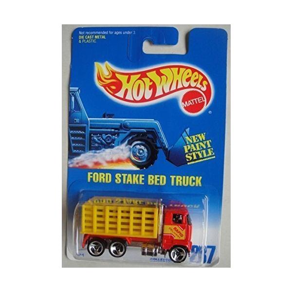ホットウィール マテル ミニカー ホットウイール  Hot Wheels RED/Yellow Ford Stake ED Truck #237 3 Spoke海外限定品を迅速輸入！5〜15営業日にて発送します。商品名（自動翻訳）：ホットウ...