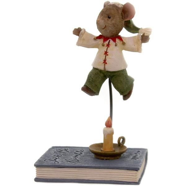 エネスコ Enesco 置物 インテリア 海外モデル アメリカ 輸入物 ジムショア Jim Shore  6005744 Enesco Tails with Heart Jack Be Nimble Mouse Figurine 60057...