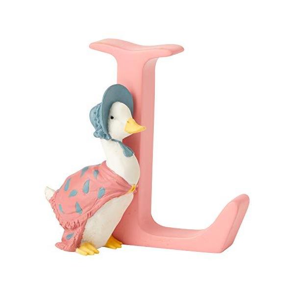 エネスコ Enesco 置物 インテリア 海外モデル アメリカ 輸入物 ジムショア Jim Shore  A5004 Enesco Beatrix Potter Alphabet Collection Letter L Jemima Pud...