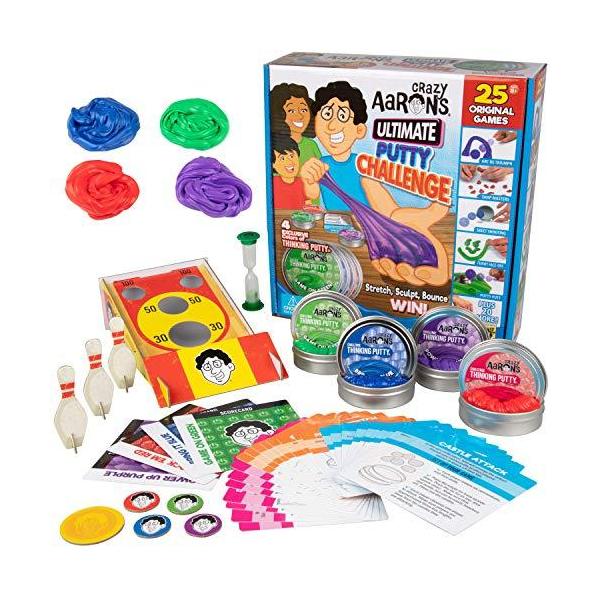 ボードゲーム 英語 アメリカ 海外ゲーム GA001 Crazy Aaron's Ultimate Putty Challenge Board Game - 25 Ways to Play and Four Exclusive 3" Thi...