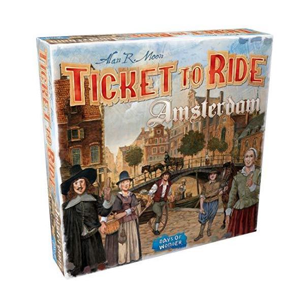 ボードゲーム 英語 アメリカ 海外ゲーム DO7263v2 Asmodee Ticket to Ride Amsterdam Board Game - Train Route-Building Strategy Game, Fun Fami...