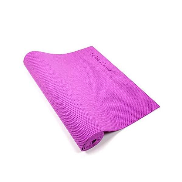 ヨガマット フィットネス 356 Wai Lana Yoga and Pilates Mat (Color: Purple)- 1/4 Inch Extra Thick Non-Slip Stylish, Latex-Free, Light...
