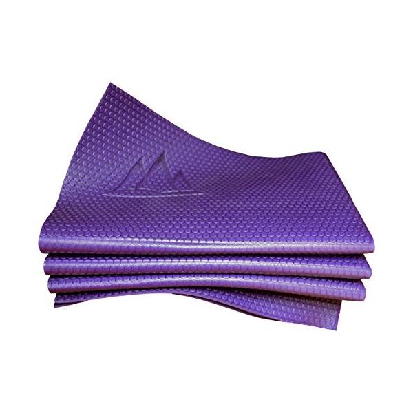 ヨガマット フィットネス YFM-PRO-Purple Khataland YoFoMat PRO, Professional Foldable Yoga and Pilates Mat, Eco Friendly with Travel ...