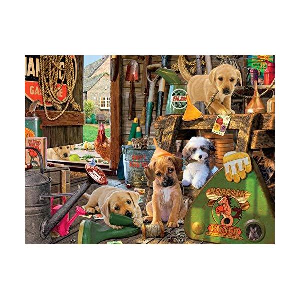 ジグソーパズル 海外製 アメリカ 17343 Buffalo Games - Puppy Workshed - 750 Piece Jigsaw Puzzle海外限定品を迅速輸入！5〜15営業日にて発送します。型番：17343海外サイズ：7...