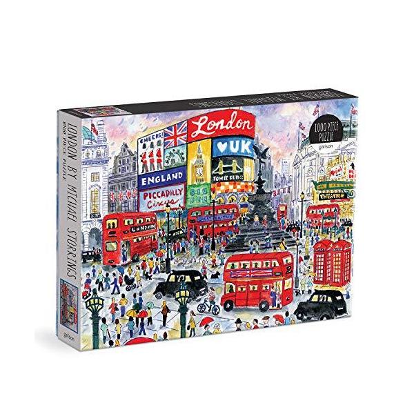 ジグソーパズル 海外製 アメリカ 735359644 Galison Michael Storrings 1000 Piece London Jigsaw Puzzle for Adults ? Illustrated Art Jigsaw...