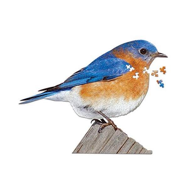 ジグソーパズル 海外製 アメリカ 6008 Madd Capp Bluebird 300 Piece Jigsaw Puzzle For Ages 10 and up - Unique Animal-Shaped Border, Poste...