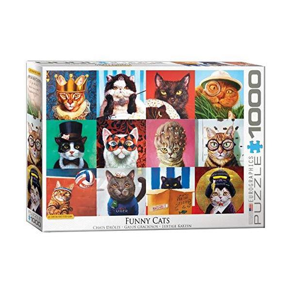 ジグソーパズル 海外製 アメリカ 6000-5522 Funny Cats by Lucia Heffernan海外限定品を迅速輸入！5〜15営業日にて発送します。型番：6000-5522海外サイズ：1000関連：ジグソーパズル,海外製,アメリカ
