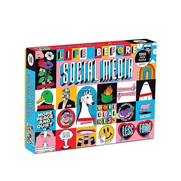 ジグソーパズル 海外製 アメリカ 9780735364721 Galison Life Before Social Media 1000 Piece Puzzle, Multicolor海外限定品を迅速輸入！5〜15営業日にて発送します。型...
