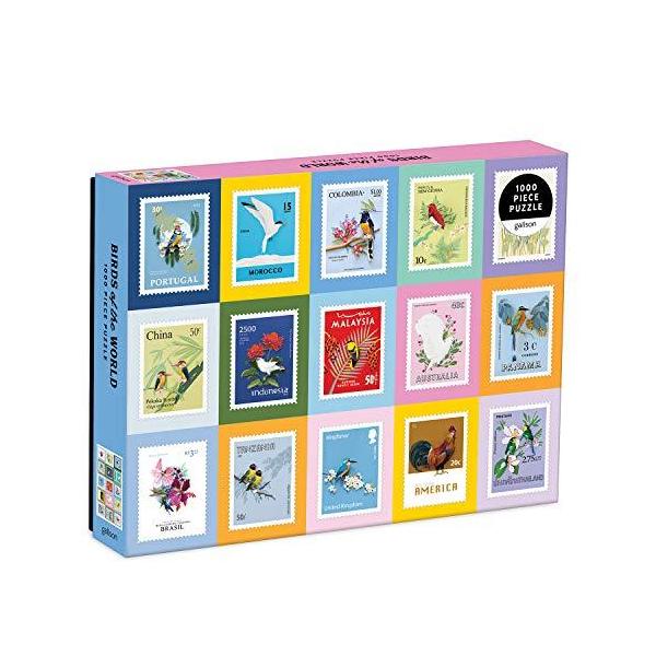 ジグソーパズル 海外製 アメリカ 9780735365186 Galison Birds of The World Puzzle, 1000 Pieces, 27” x 20'' ? Jigsaw Puzzle Featuring Artw...