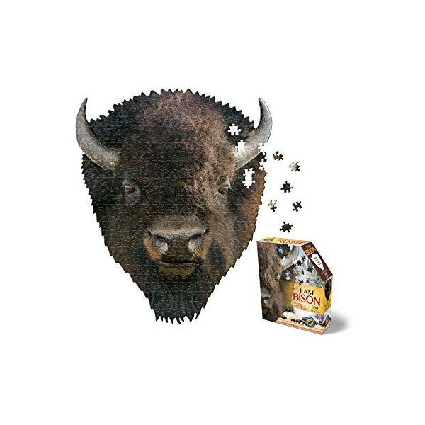 ジグソーパズル 海外製 アメリカ 3011-IAMBison Madd Capp Puzzles - I AM Bison - 550 pieces - Animal Shaped Jigsaw Puzzle海外限定品を迅速輸入！5〜15営...