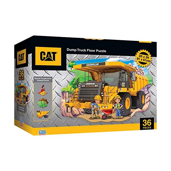 ジグソーパズル 海外製 アメリカ 11735 MasterPieces Floor Puzzle - Jumbo Size 36 Piece Jigsaw Puzzle for Kids - Caterpillar Dump Truck T...
