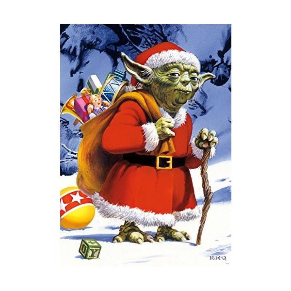 ジグソーバズル 海外製 300ピース ラージピース スター・ウォーズ ホリディ ヨーダ サイズ約54×38センチ STAR WARSジグソーパズル 海外製 アメリカ 2805 Buffalo Games ? Disney Star Wars...