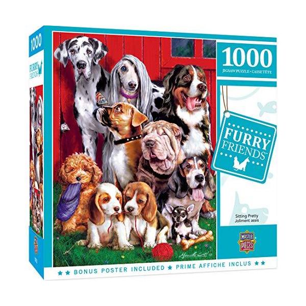 ジグソーパズル 海外製 アメリカ 71906 MasterPieces 1000 Piece Jigsaw Puzzle for Adults, Family, Or Youth - Sitting Pretty - 19.25"x26.7...