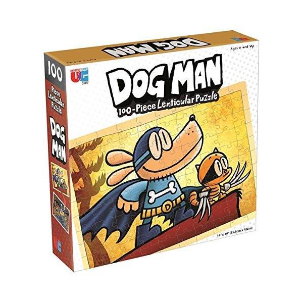 ジグソーパズル 海外製 アメリカ 33847 University Games Dog Man Adventures 100 Piece Jigsaw Puzzle for Kids Ages 6+, Based on Dav Pilkey...