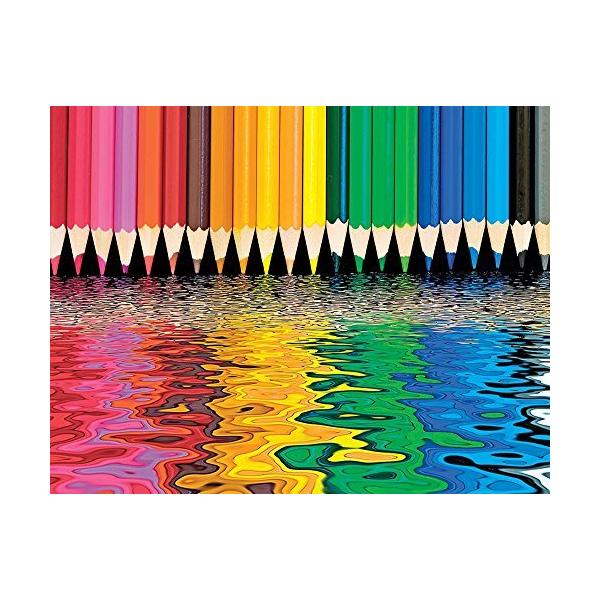 ジグソーパズル 海外製 アメリカ 33-01486 Springbok Pencil Pushers 500 piece Jigsaw Puzzle for Adults and Kids features a rainbow of col...