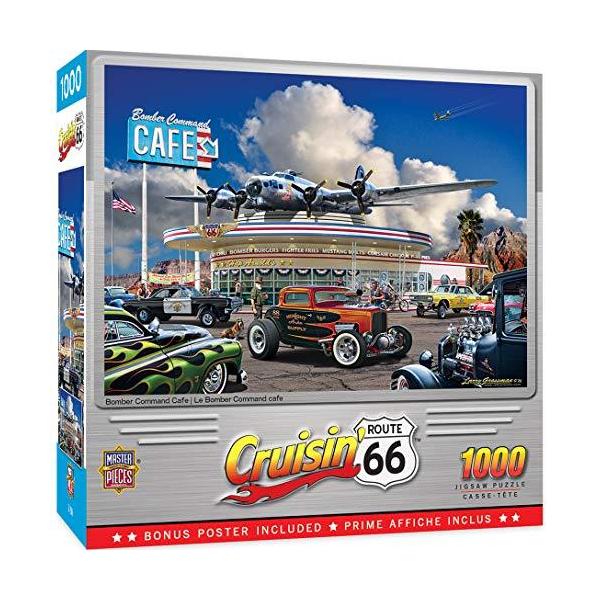 ジグソーパズル 海外製 アメリカ 72078 MasterPieces 1000 Piece Jigsaw Puzzle for Adults, Family, Or Youth - Bomber Command Caf? - 19.25"...