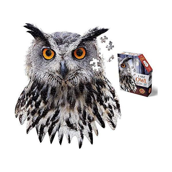 ジグソーパズル 海外製 アメリカ 6012 Madd Capp Puzzles - I AM Owl - 300 Pieces - Animal Shaped Jigsaw Puzzle海外限定品を迅速輸入！5〜15営業日にて発送します。型...