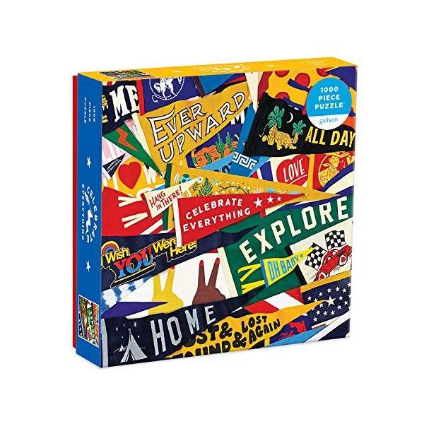 ジグソーパズル 海外製 アメリカ 9780735362635 Galison Celebrate Everything Puzzle, 1000 Pieces, 27” x 20” ? Jigsaw Puzzle Featuring a C...