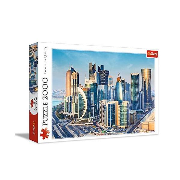 ジグソーパズル 海外製 アメリカ 27084 TREFL 2000 Piece Jigsaw Puzzles, Doha, Qatar, City Skyline, Persian Gulf, Middle East, Adult Puzz...
