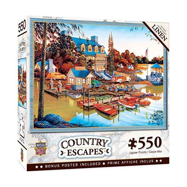 ジグソーパズル 海外製 アメリカ 31934 Masterpieces 550 Piece Jigsaw Puzzle For Adults, Family, Or Kids - Peaceful Easy Evening - 18"x24...